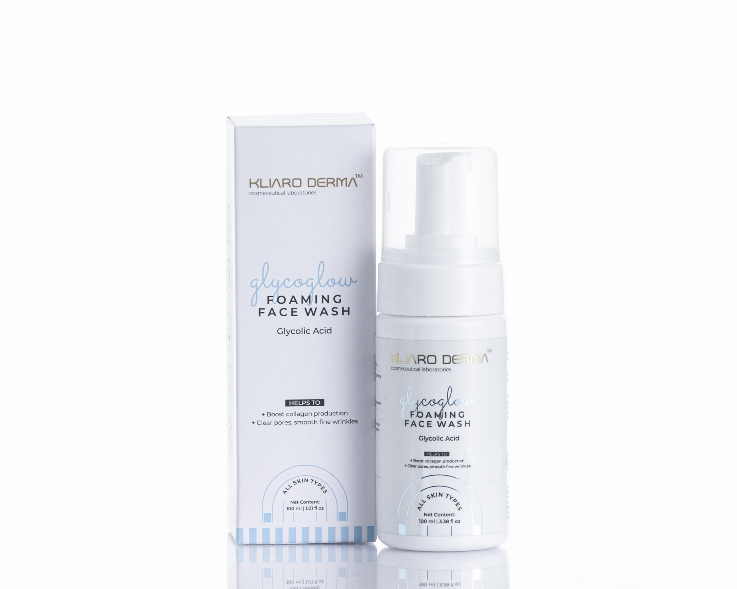 Glyco Glow Foaming Face Wash - Kliaroderma